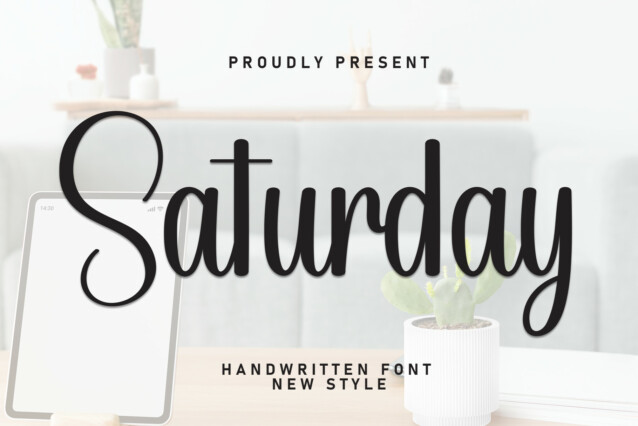 Saturday Script Font - Download Free Font