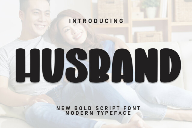 Husband Display Font - Download Free Font