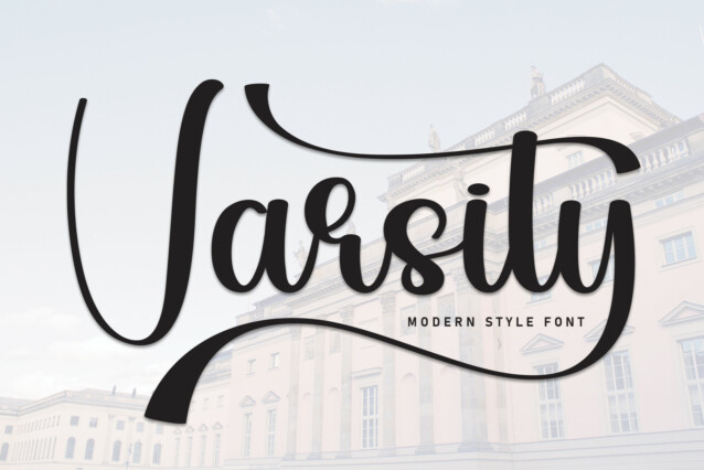 Varsity Script Font - Download Free Font