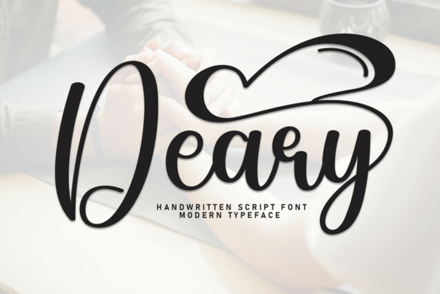 Deary Calligraphy Font - Befonts