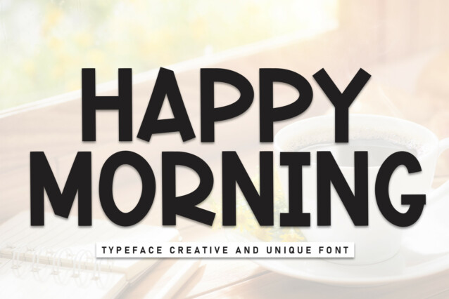 Happy Morning Display Font - Download Free Font