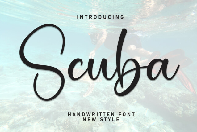 Scuba Script Font - Download Free Font