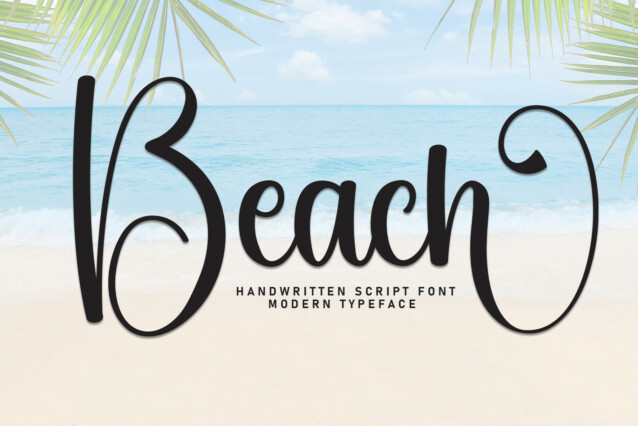 Beach Script Font - Download Free Font