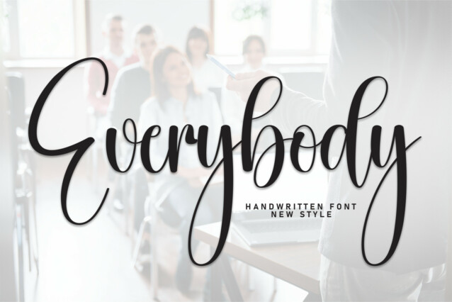 Everybody Calligraphy Font - Download Free Font