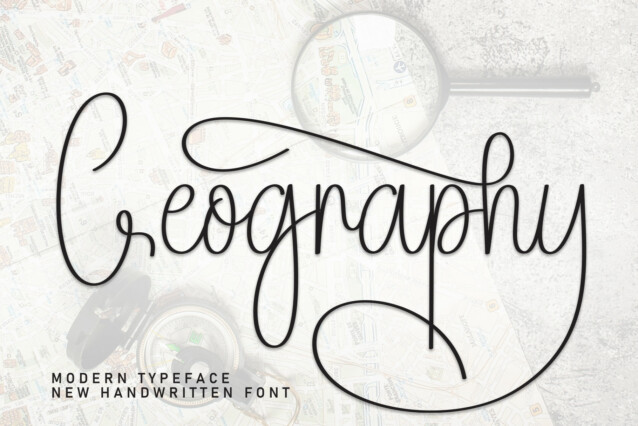 Geography Script Font - Download Free Font