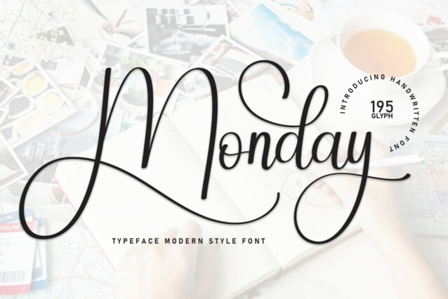 Monday Calligraphy Font - Download Free Font