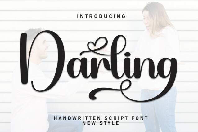 Darling Calligraphy Typeface - Befonts