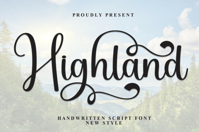 Highland Calligraphy Font - Download Free Font