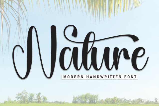 Nature Calligraphy Font - Download Free Font