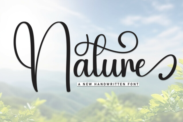 Nature Calligraphy Font - Download Free Font