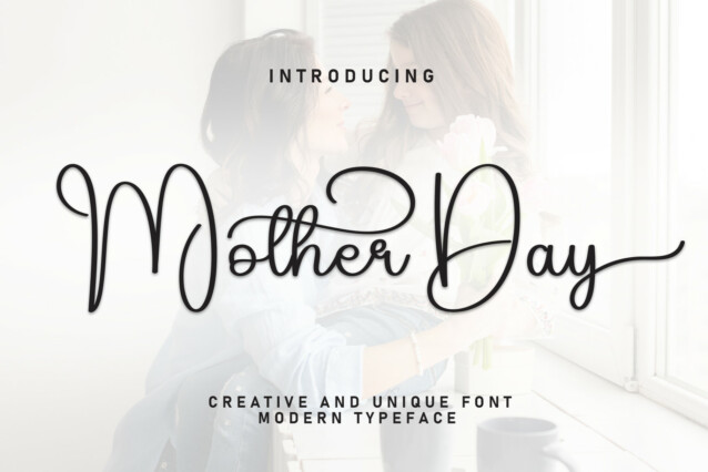 Mother Day Calligraphy Font - Download Free Font