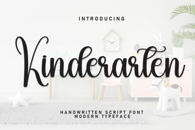 Kindergarten Script Font - Download Free Font