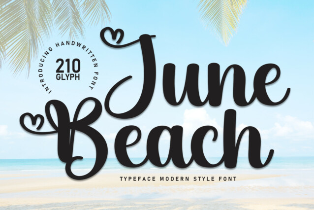 June Beach Script Font - Download Free Font