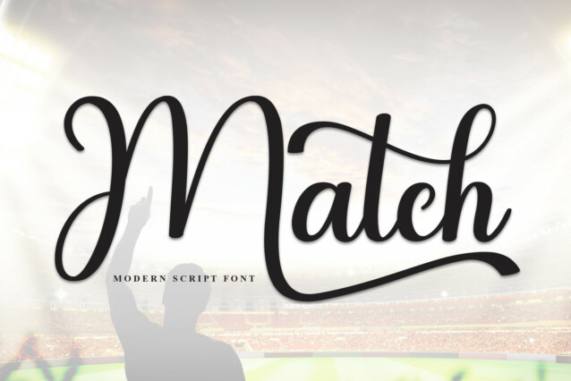Match Calligraphy Font - Download Free Font