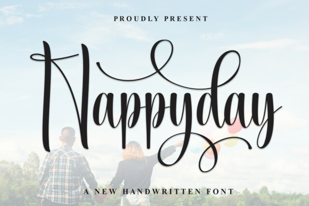 Happyday Calligraphy Font - Befonts