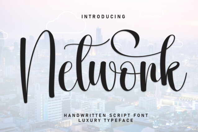 Network Calligraphy Font - Download Free Font