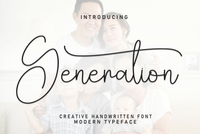Generation Script Font - Download Free Font