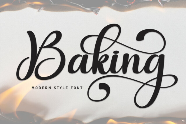 Baking Calligraphy Font - Download Free Font