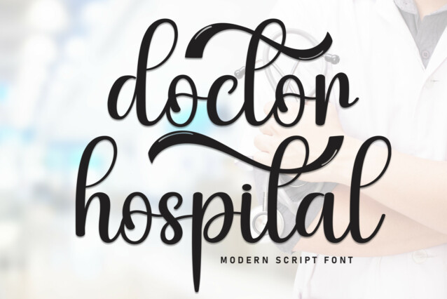 Doctor Hospital Calligraphy Font - Download Free Font