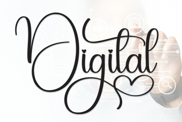 Digital Calligraphy Font - Download Free Font