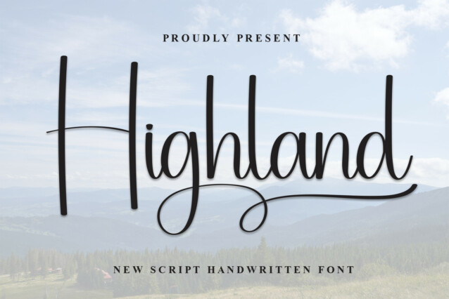 Highland Calligraphy Font - Download Free Font