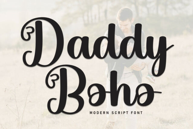 Daddy Boho Script Font - Download Free Font