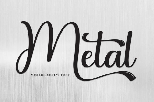 Metal Calligraphy Font - Download Free Font