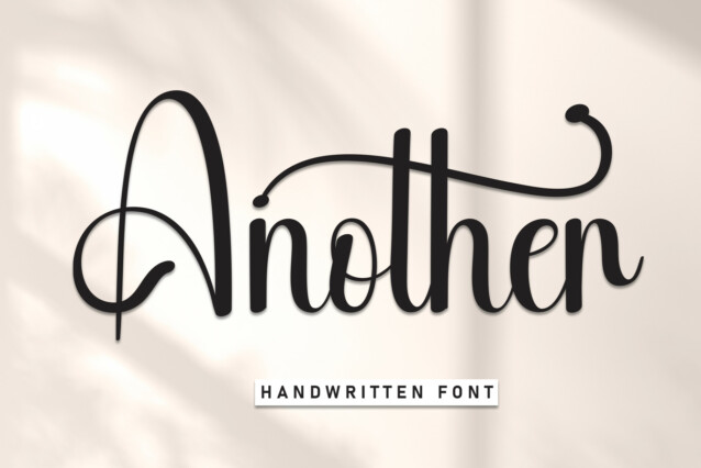 Another Calligraphy Font - Download Free Font