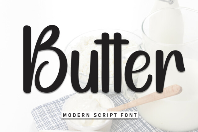 Butter Display Font - Download Free Font