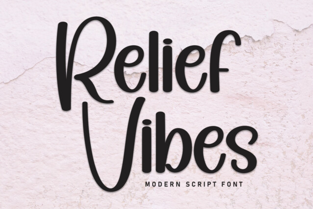 Relief Vibes Handwritten Font - Download Free Font