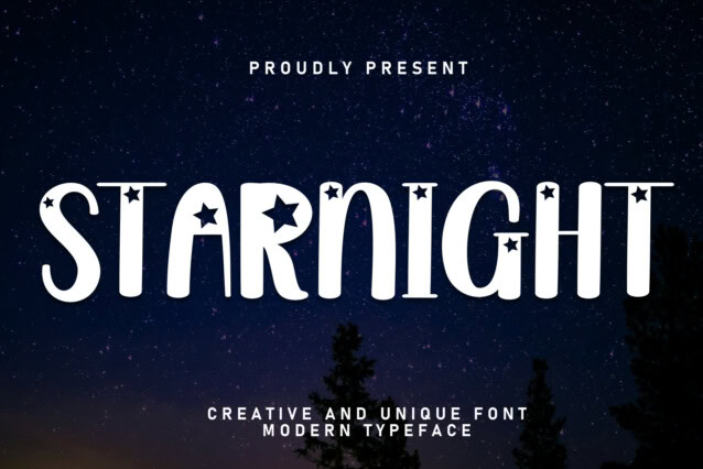 Starnight Display Font - Download Free Font