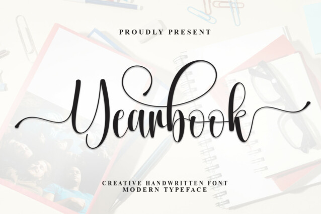Yearbook Calligraphy Font - Befonts