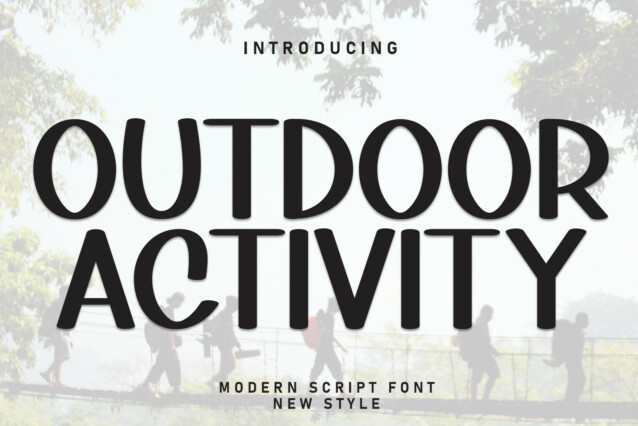 Outdoor Activity Display Font - Download Free Font