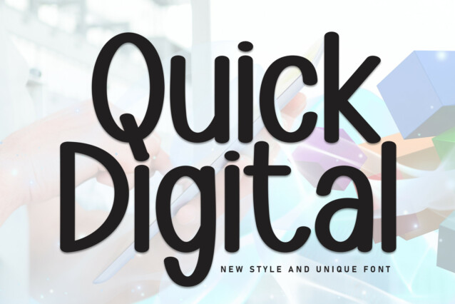 Quick Digital Display Font - Download Free Font