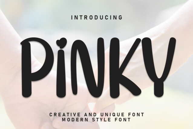 Pinky Display Font - Befonts