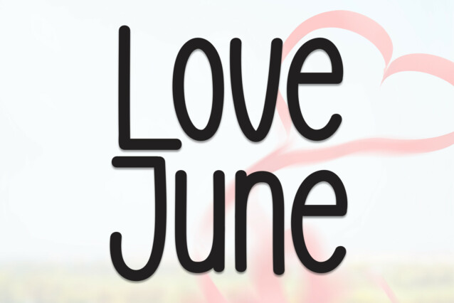 Love June Display Font - Download Free Font
