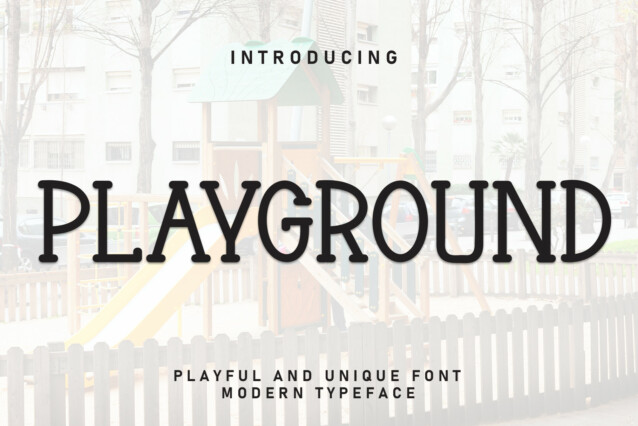 Playground Display Font - Download Free Font