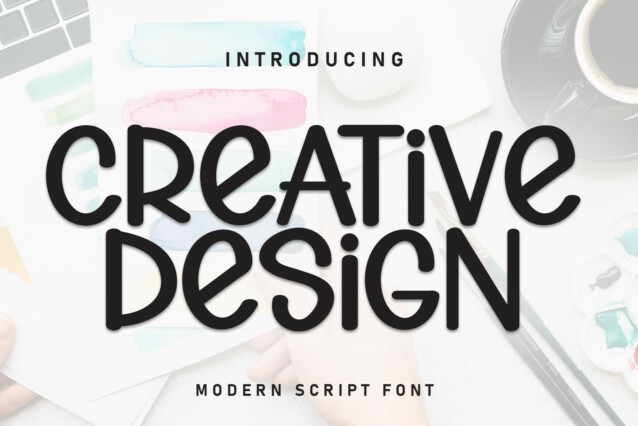 Creative Design Display Font - Befonts