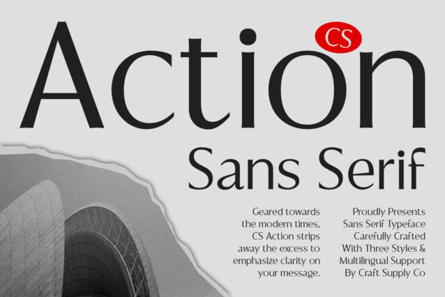 CS Action Font - Download Free Font