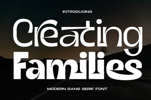 Creating Families Font - Befonts