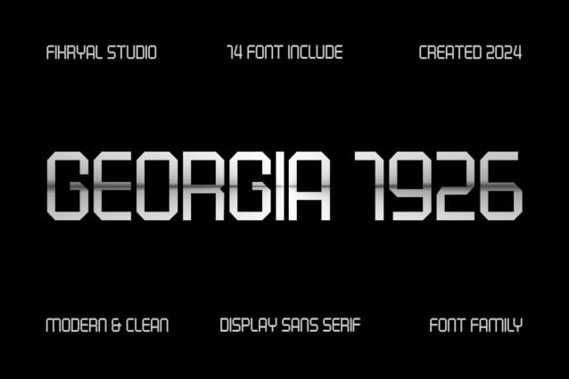 Georgia 1926 Font Family - Download Free Font