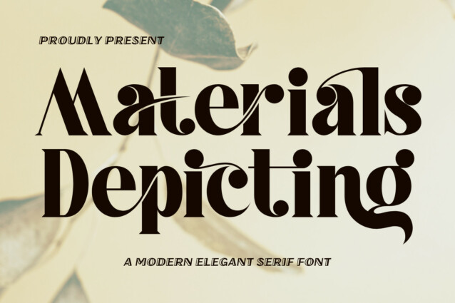Materials Depicting Font - Download Free Font