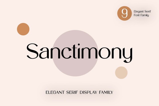 Sanctimony Font Family - Download Free Font