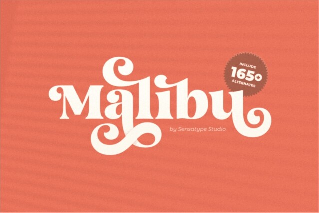 Malibu Font - Befonts