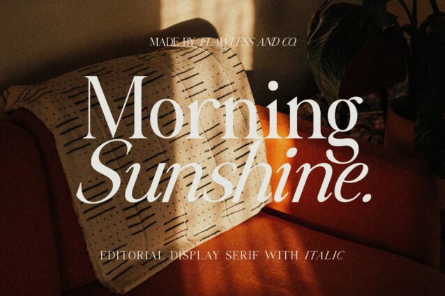 Morning Sunshine Typeface - Download Free Font