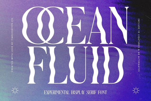 Ocean Fluid Font - Download Free Font