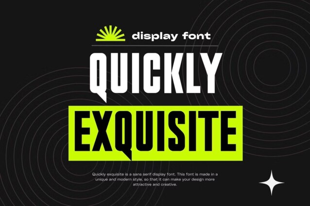 Quickly Exquisite Font - Download Free Font