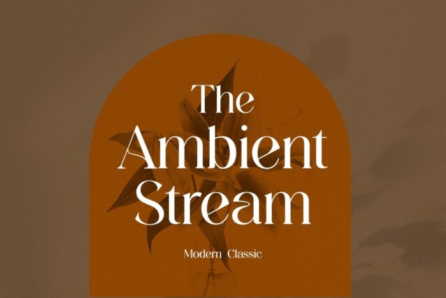 The Ambient Stream Font - Befonts