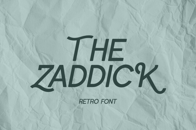 The Zaddick Font - Befonts