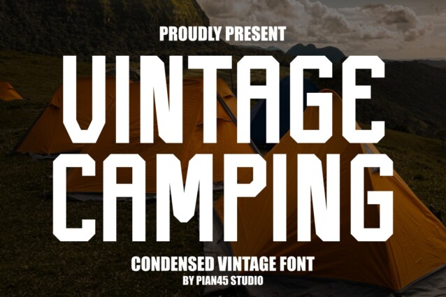 Vintage Camping Font - Download Free Font